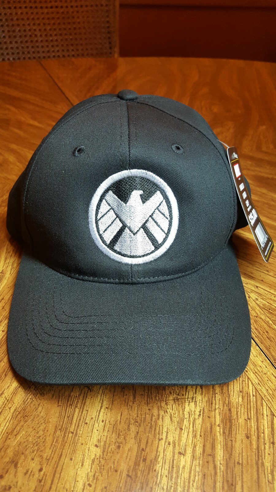 MARVEL SHIELD LOGO CAP - Black Adjustable Hat - The Hero Experience ...
