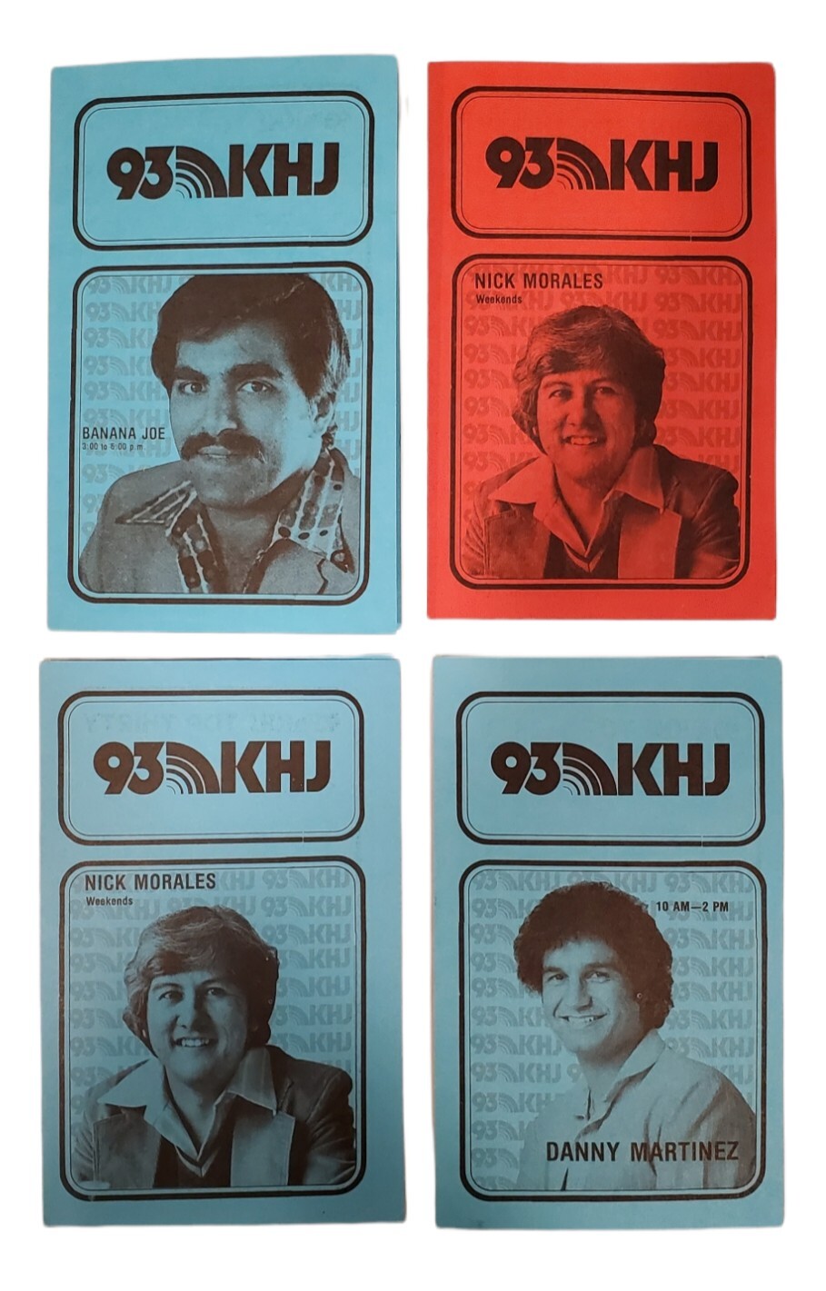 93 KHJ RADIO MUSIC CHARTS / SURVEY 1980 LOT OF 4 ## 779, 749, 772, 771 ...