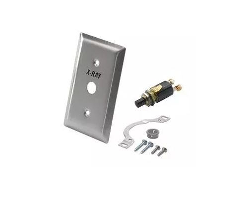 X-ray Exposure Switch Kit Xray Remote Push Button Cover Plate Stainless ...