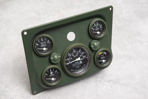 Humvee Gauge set Dash Instrument Panel w LED | eBay