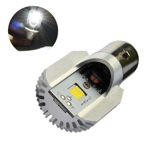 2Pcs 9-80V BA20D Led 12W COB Bulb 900Lm Fog Light Auto Motorcycle ...