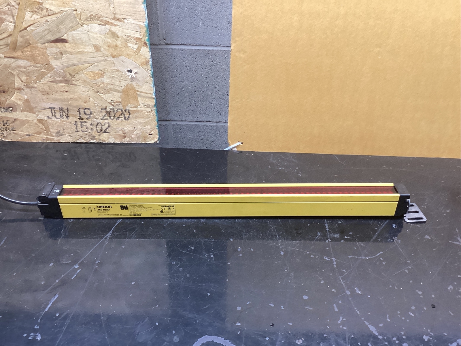 Omron STI MS4800S-20-0600-X Light Curtain Transmitter Mini Safe 4600 ...