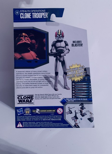 Hasbro Commander Blackout Star Wars Clone Wars Exclusive Action Figure ...