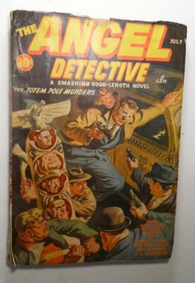 THE ANGEL DETECTIVE RED CIRCLE PULP #1 JULY 1941 NORMAN SAUNDERS EDWARD ...