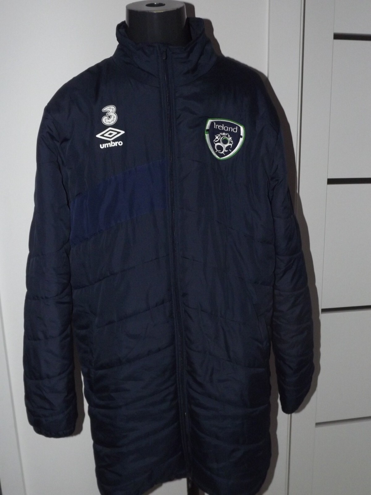 2016-18 Ireland Jacket Coat Padded Umbro Blue (XL) Shirt Camiseta ...