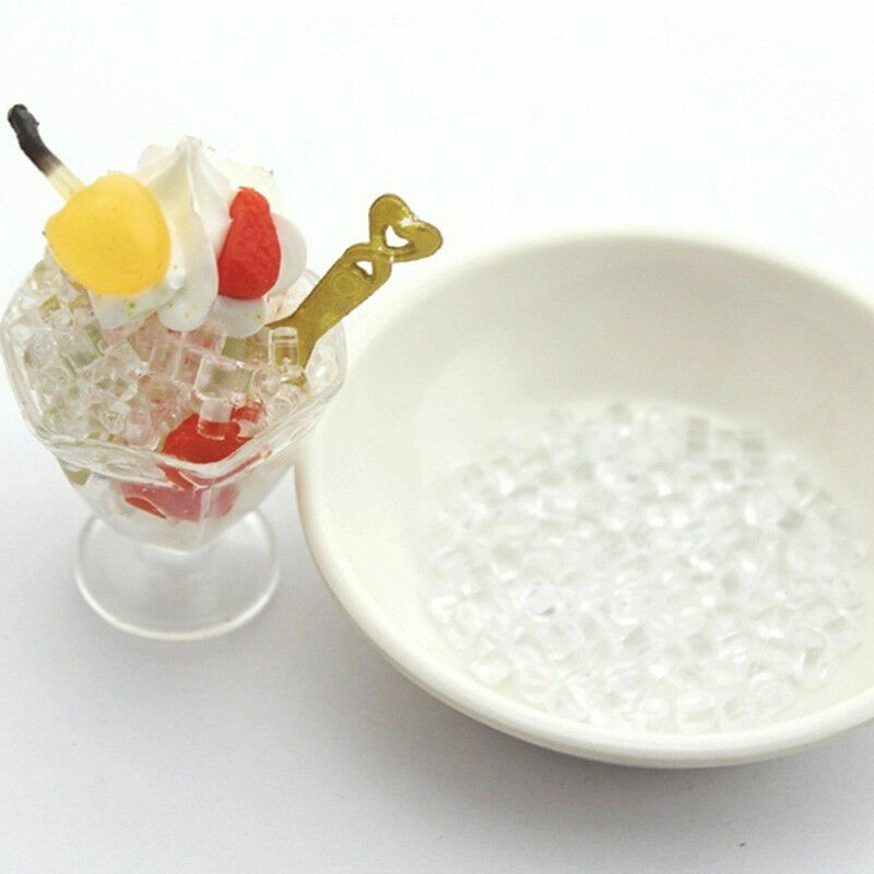 4 Bag Dollhouse Miniature Ice Cube 1:12 Scale Fairy Home Kitchen ...
