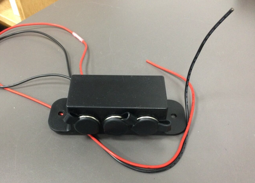 UNBRANDED Automotive DC Power Outlet, Three Outlets Accessory Plugs 12V ...