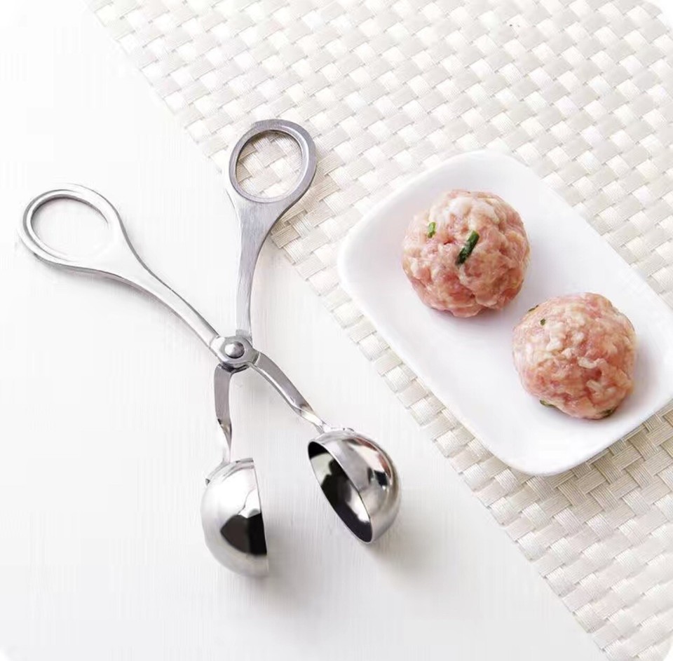 Meatball Maker Spoon Non Stick Thick Stainless Steel Meat Baller- Small ...