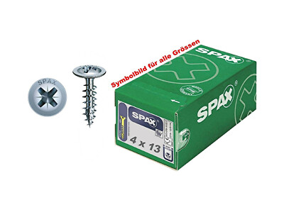 ABC Spax® Rückwandschrauben mit Tellerkopf 4 x 13 mm - (Menge wählbar ...