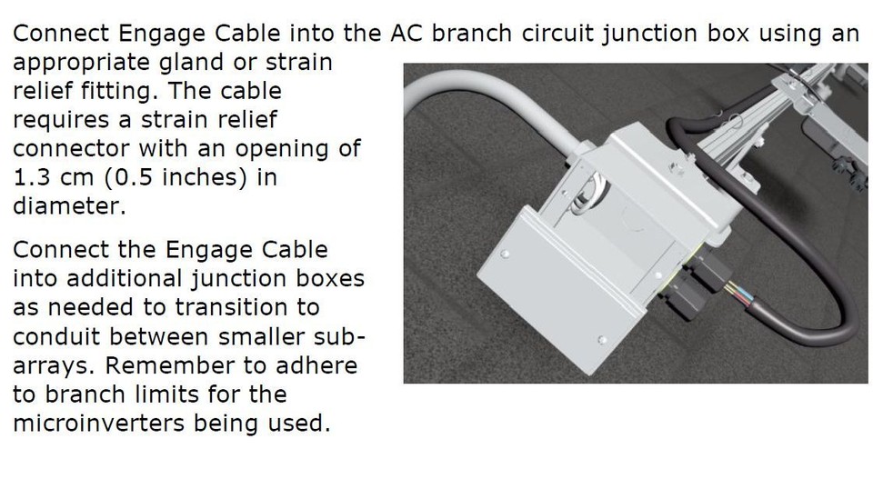 Enphase M215-M250 Inverter ET17-240 VAC 12Ga Landscape Trunk Cable-Free ...