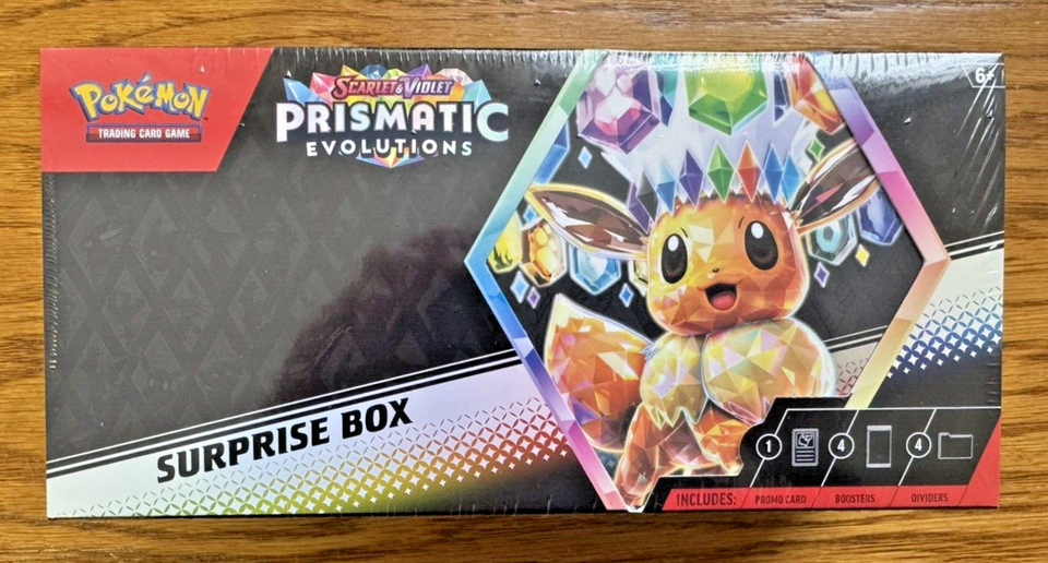 Pokemon Prismatic Evolutions Surprise Boxes! Case/Lot of SIX (6) Sealed ...