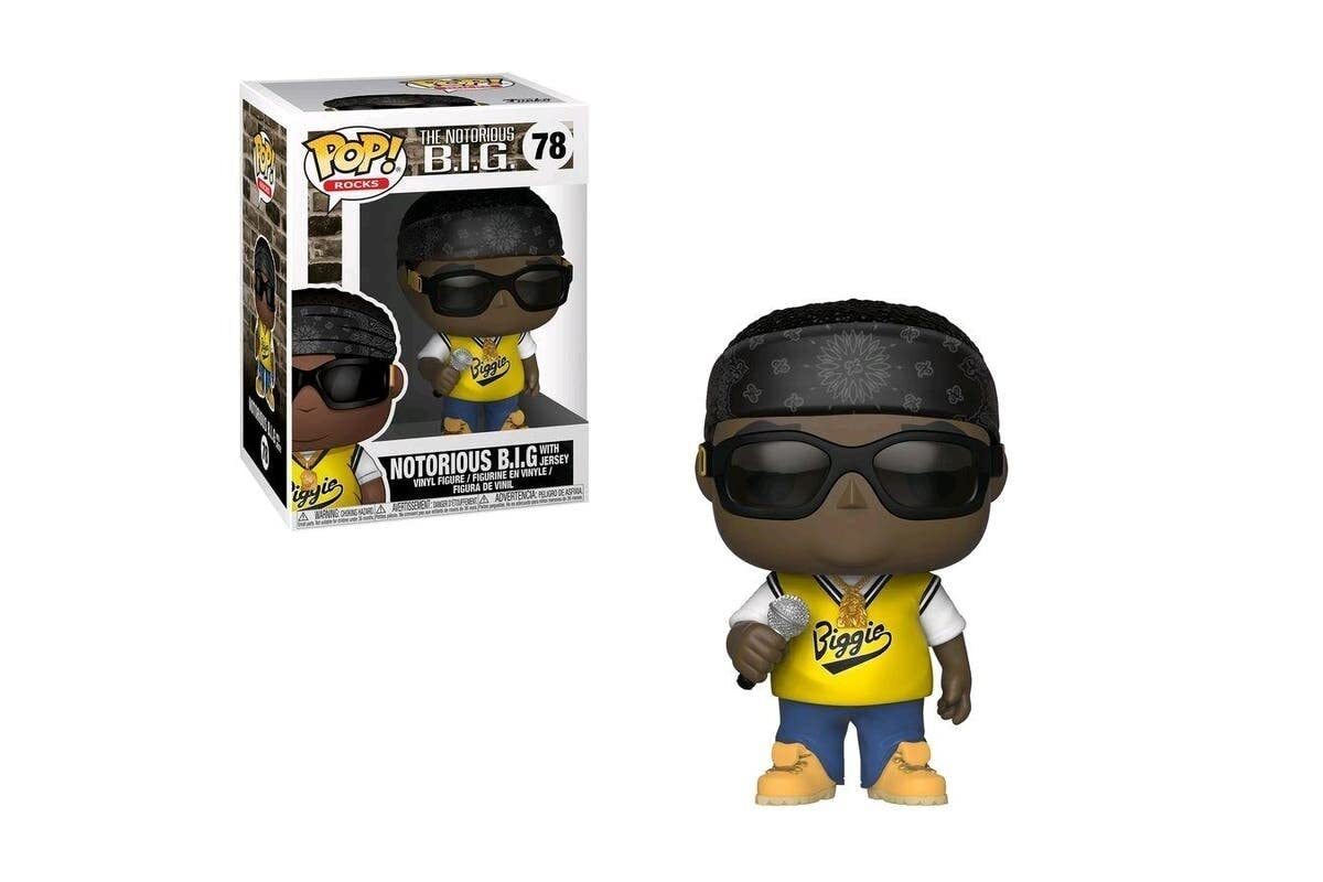 Funko POP! Vinyl: Rocks: Notorious BIG B.I.G. Jersey - Biggie ...
