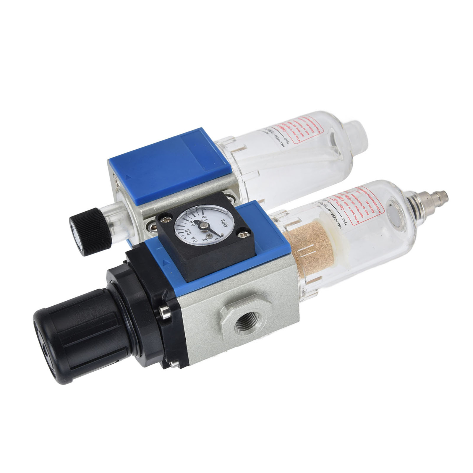 PT1/8 PT1/4 Air Compressor Flow Filter Pressure Regulator Lubricator ...