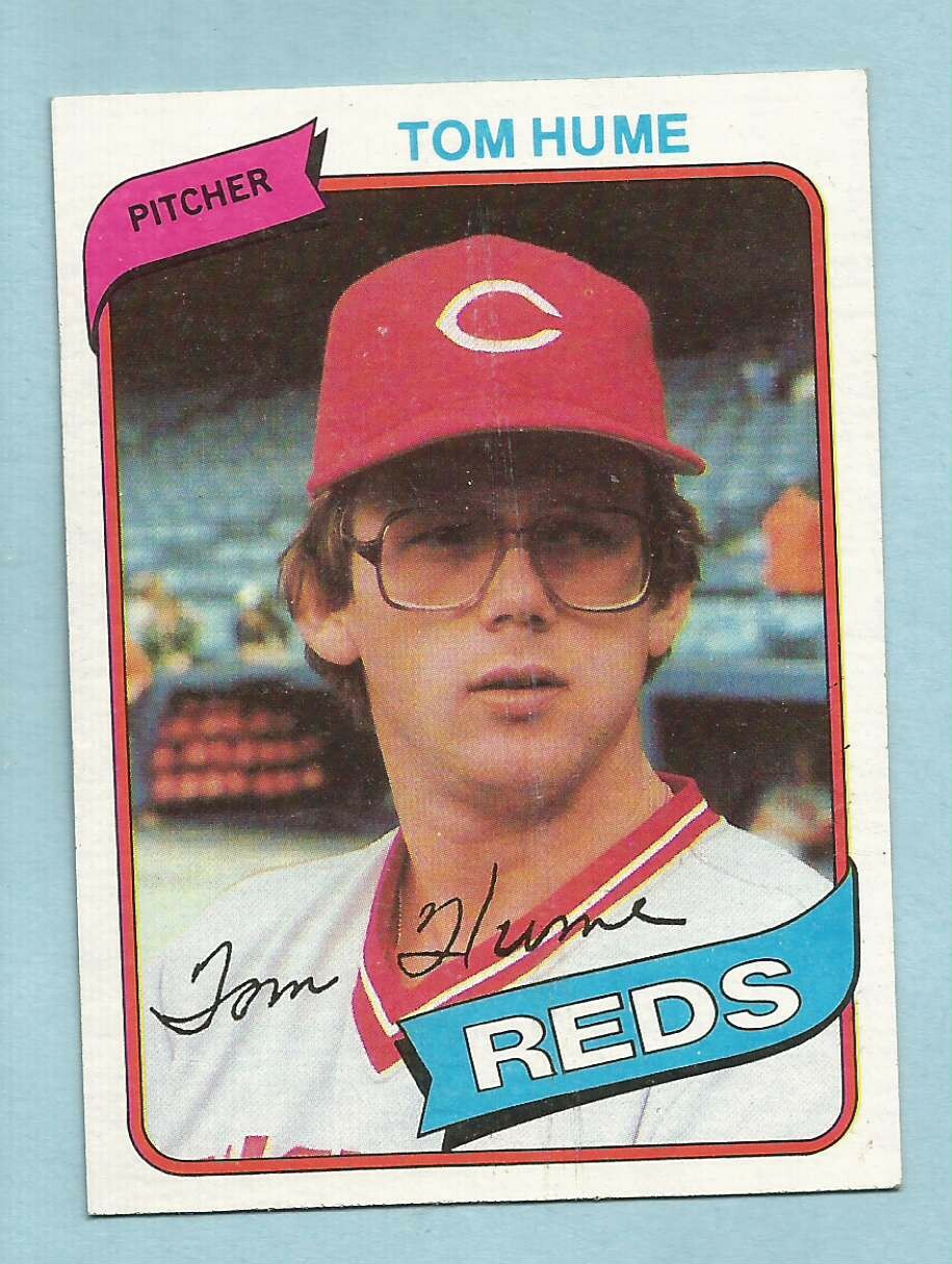 1980 Topps Baseball Tom Hume #149 Cincinnati Reds NM/MT ** SET BREAK ...