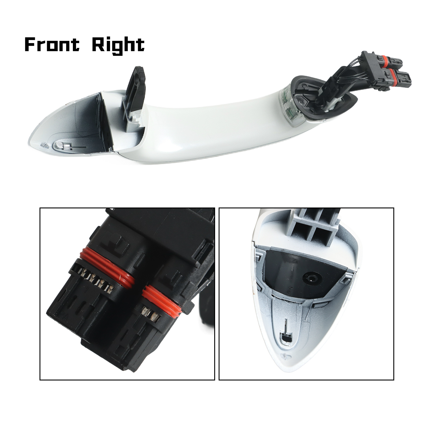 White Exterior Door Handle Fit for BMW 535i 550i 520i 528i 640i ...