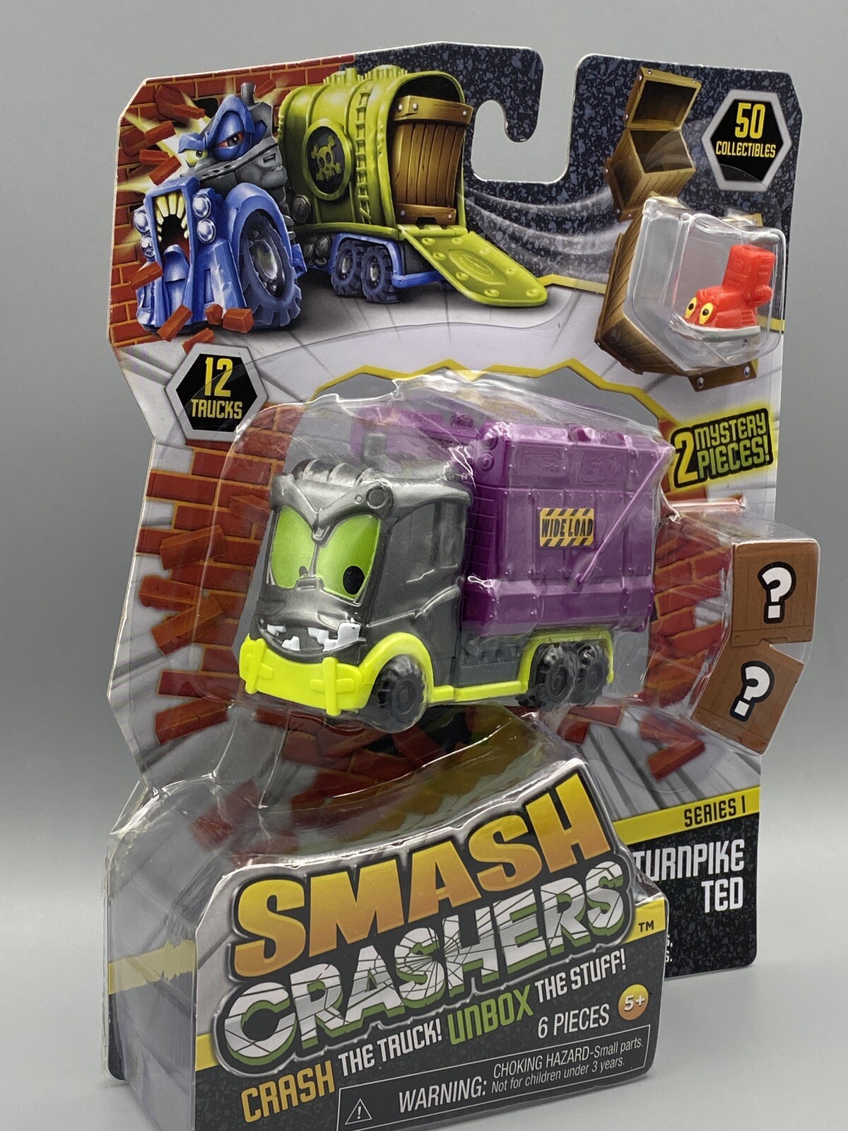 Smash Crashers Turnpike Ted Crash The Truck UNbox The Stuff 2 Bonus ...