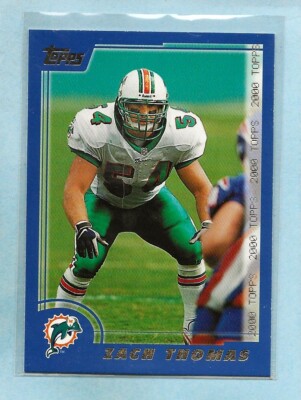 ZACH THOMAS - 2000 Topps - #316 - Dolphins - Comb. Shipping - MINT | eBay
