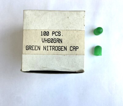 Plastic Valve Cap Green Nitrogen VH60GRN (A-100-VC-8G) - box of 100 | eBay