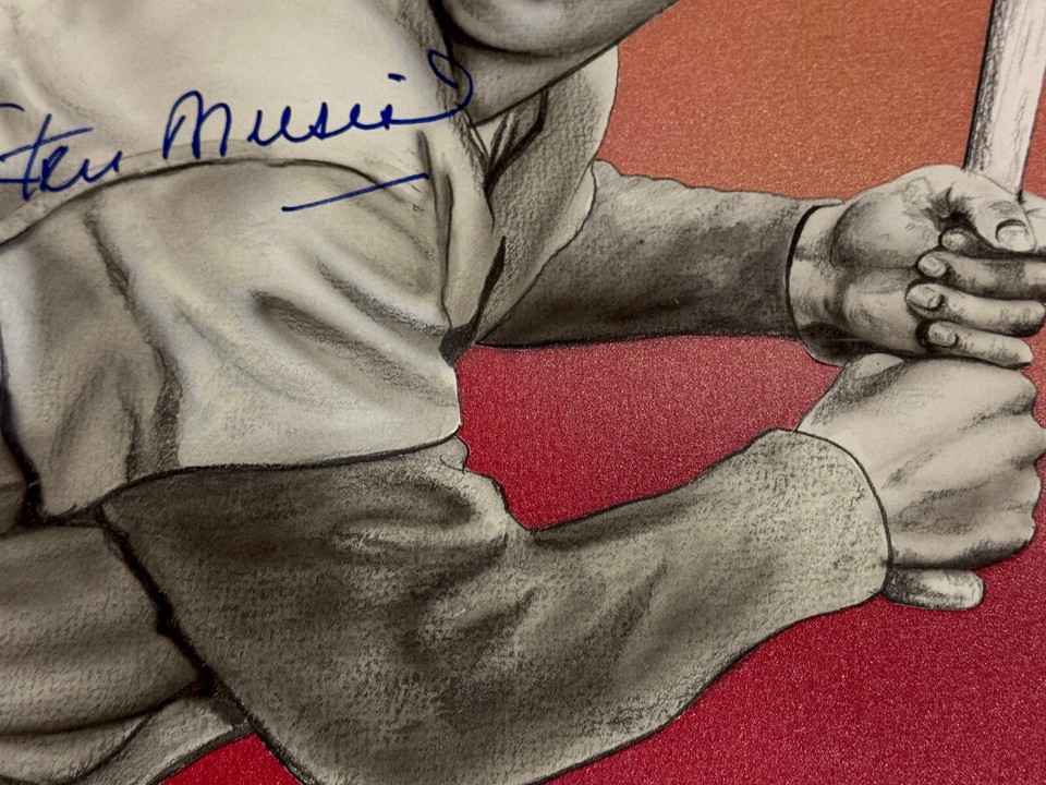 Stan Musial "HOF" Painting Original Art Signed by Gary Longordo Artwork ...
