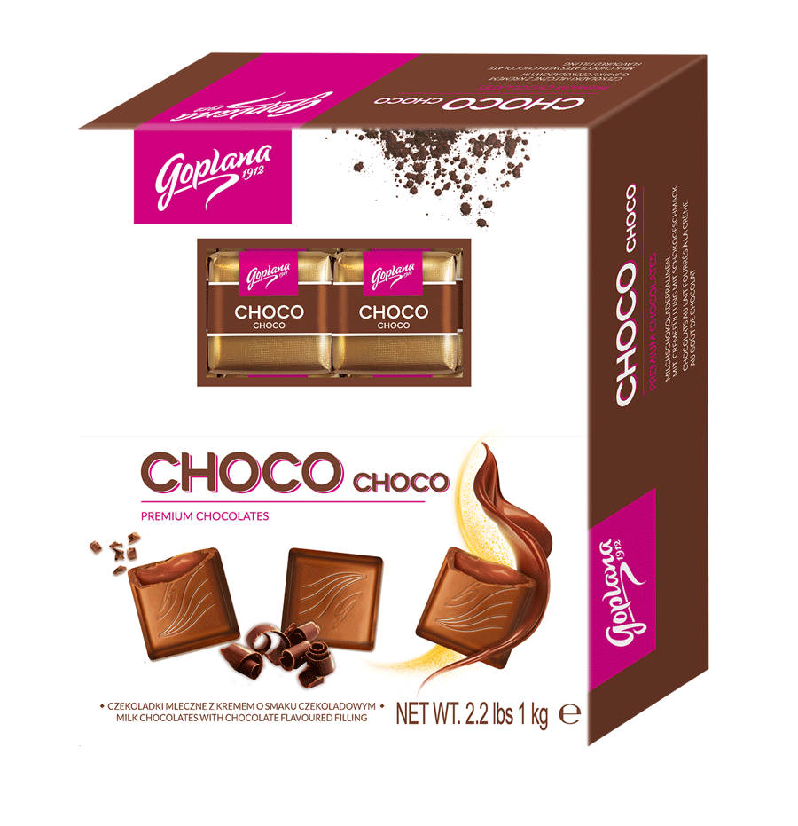 SOLIDARNOSC - CHOCO CHOCO PRALINES - 1000G - 2.2 LBS - MILK CHOCOLATE ...