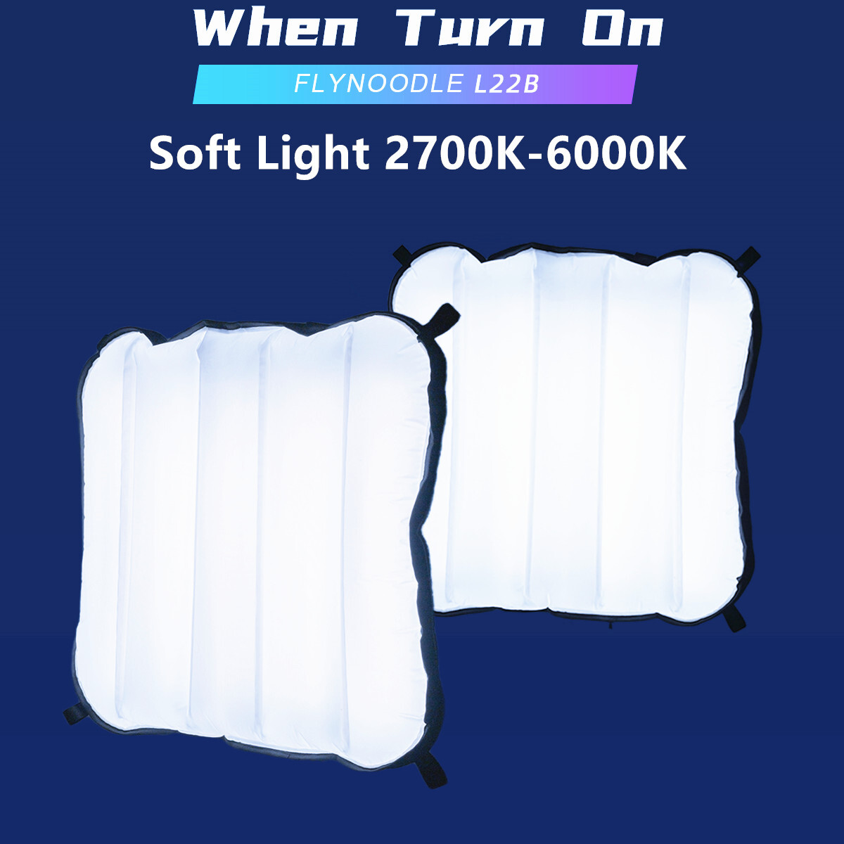 Flynoodle L22B Fully Automatic Inflatable Soft Light 2700K-6000K Led ...