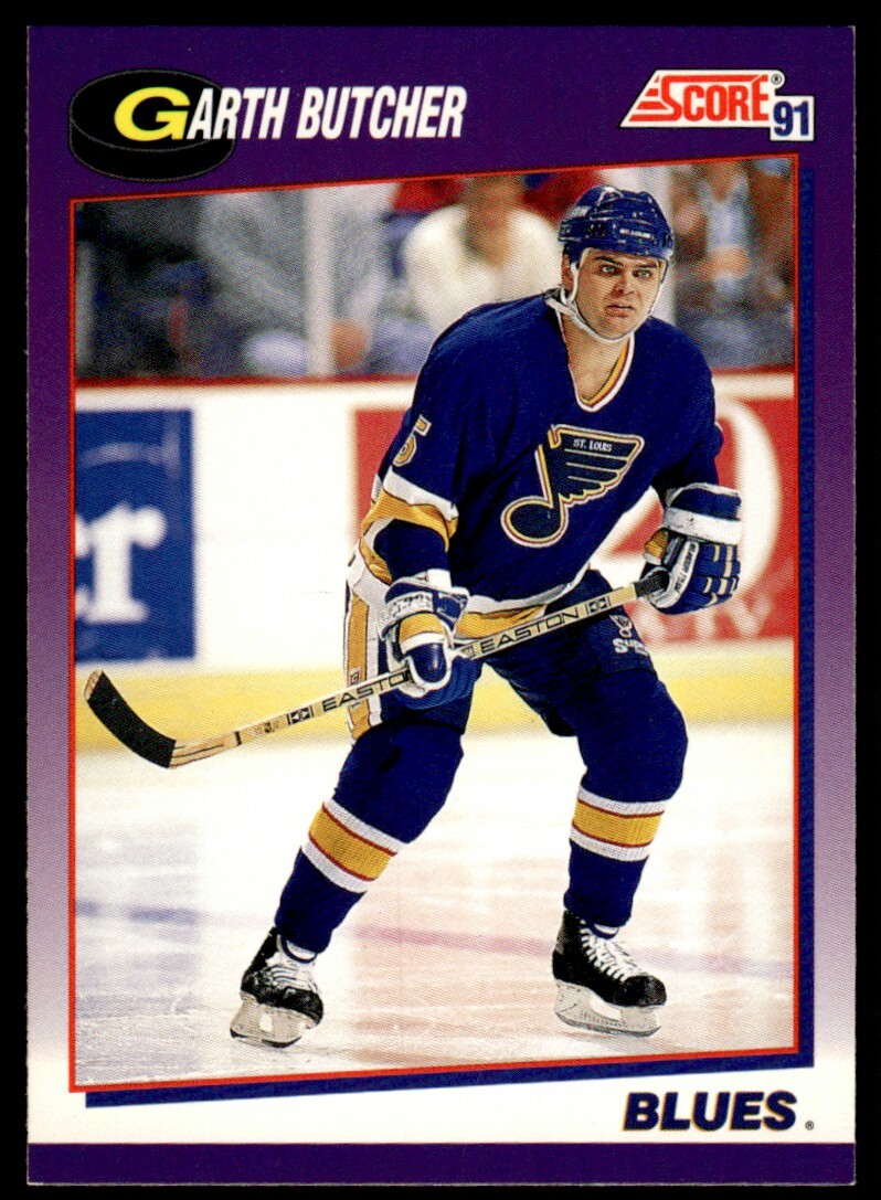 1991-92 Score American #24 Garth Butcher St. Louis Blues | eBay