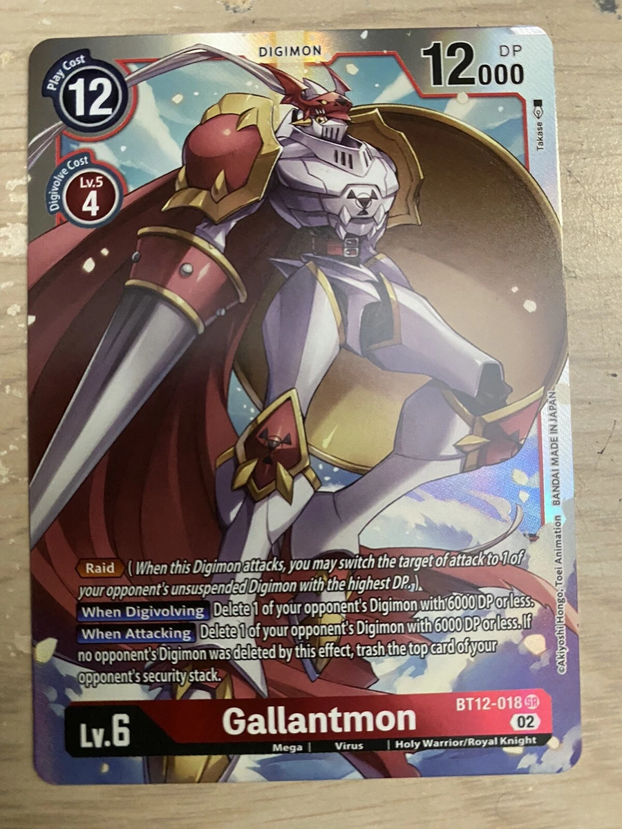 Digimon Gallantmon Card