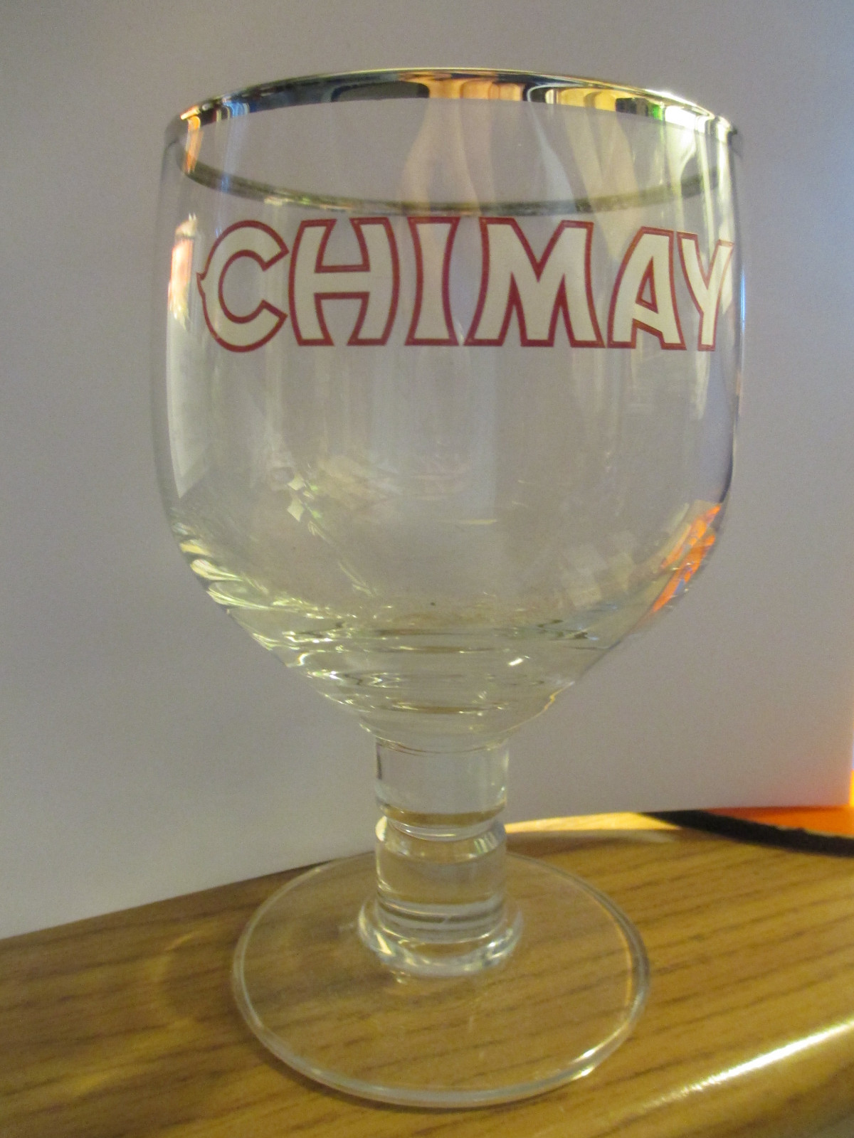 CHIMAY Belgian Ale Stemmed Chalice Style Glass Beer Belgium | eBay