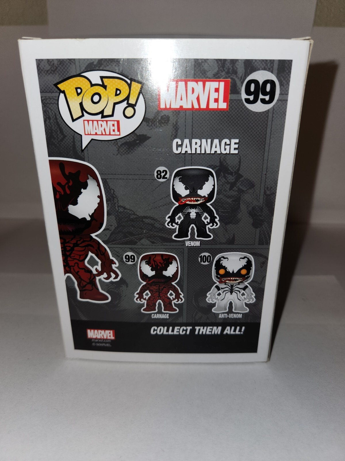 Funko Pop Carnage #99 Marvel Comics Vinyl Figure Hot Topic Exclusive | eBay
