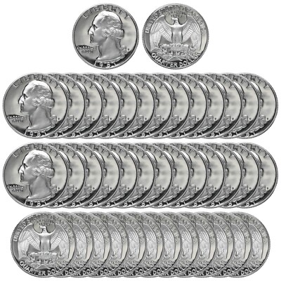 1981-S PROOF CLAD WASHINGTON QUARTER ROLL 40 COINS ($10 FACE VALUE) | eBay