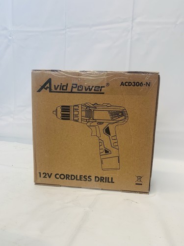 Avid ACD306-N Cordless Power Drill With Battery & 12V Adapter | eBay