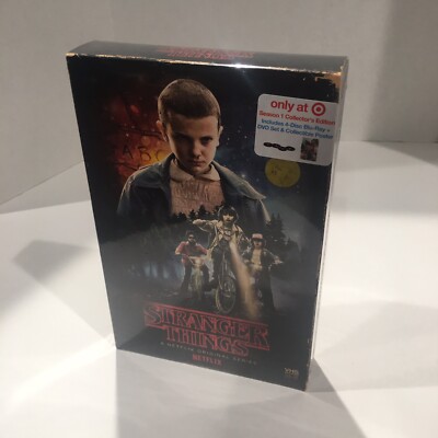 Netflix Stranger Things Season 1 4-Disc DVD/Blu-Ray Collector's Edition ...
