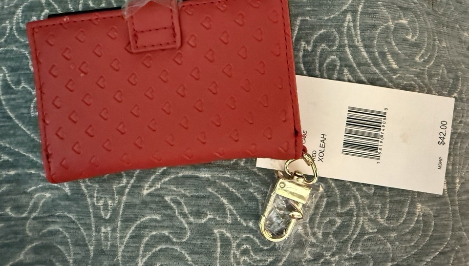 Betsey Johnson Red Card Case Xoleah Wallet | eBay