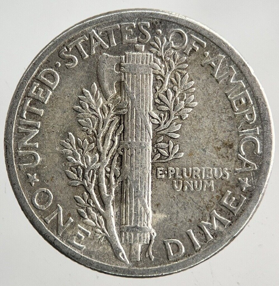 1942 US USA Mercury One Dime Silver Coin | Fine Collectable Grade | eBay