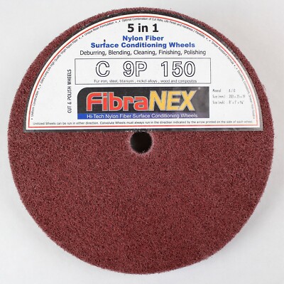 1x FibraNEX Polierscheibe C für Eisen, Stahl, Holz 9P - 150 - 25 | eBay.de