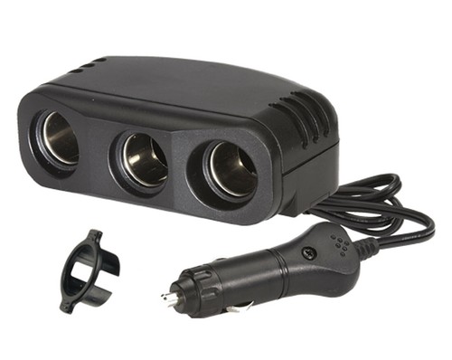 NARVA 81048BL TRIPLE ACCESSORY SOCKETS - CIGARETTE LIGHTER PLUG WITH ...