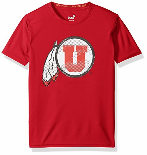 NCAA by Outerstuff NCAA Utah Utes Youth Boys "Carbon Logo" Dri-Tek ...