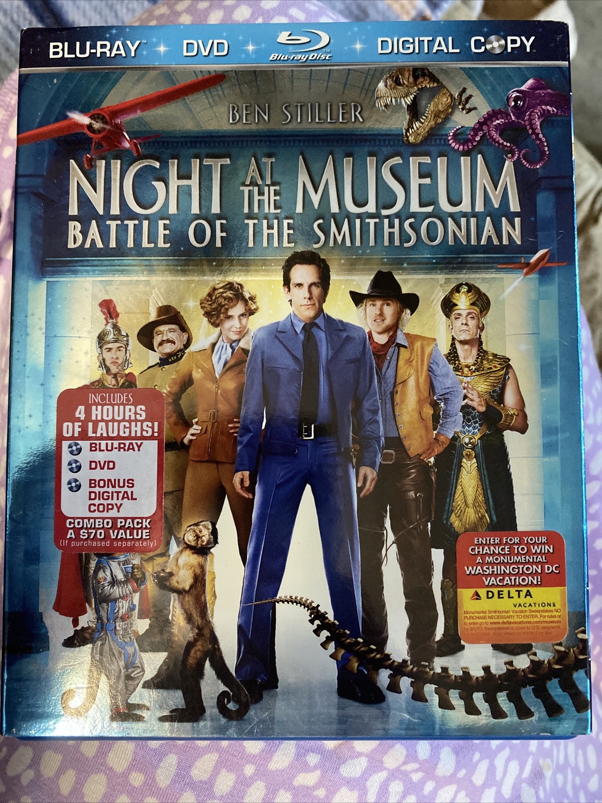 Night at the Museum: Battle of the Smithsonian (Blu-ray/DVD, 2009, 3 ...