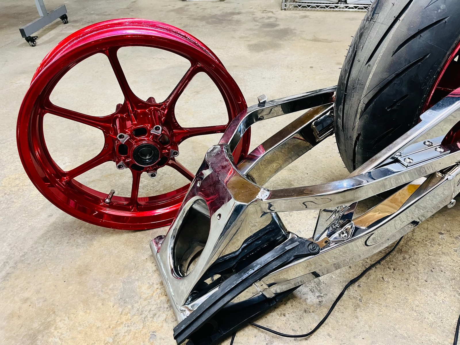 2008-2012 Suzuki Hayabusa Extended Swingarm Extended Stock | Chrome ...