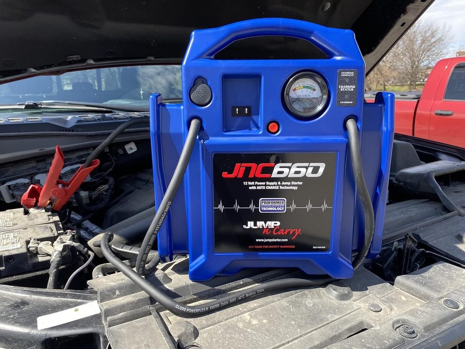Car Jump Box 12v Battery Jumper Car Starter Booster Truck Heavy Duty ...