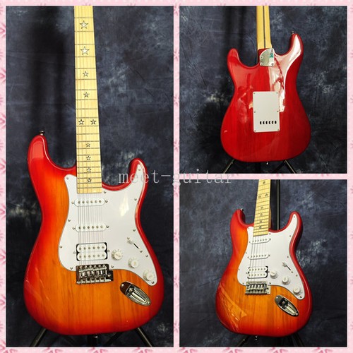 Factory Modern Richie Sambora ST Electric Guitar 22-F Star Inlay Cherry ...
