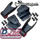 1965-1972 Ford F100 4" Drop Kit Leveling Lowering Shackles Hangers DJM ...