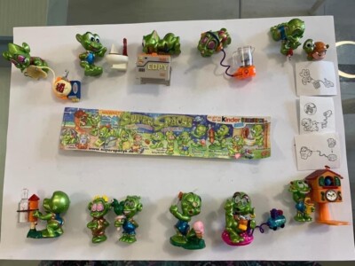 Kinder Surprise Germania SUPER SPACYS Set completo con Cartina | eBay