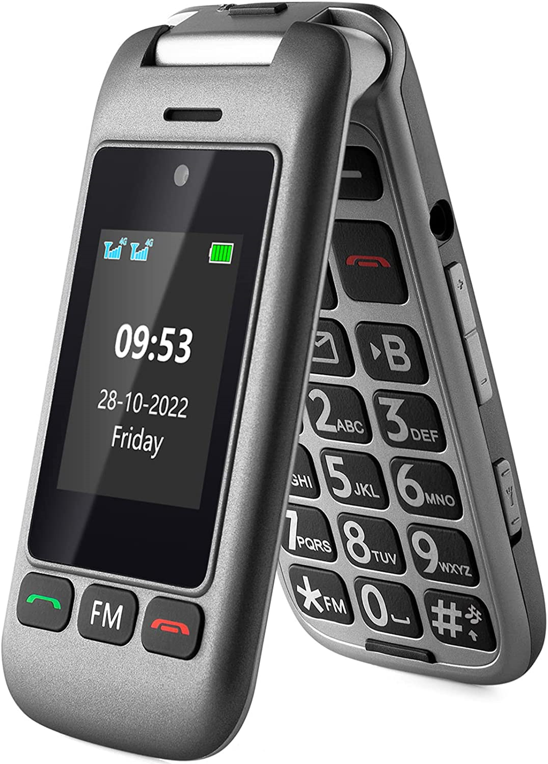 artfone G6 4G Unlocked Basic Mobile Phone for SeniorsFlip PhoneSIM Free ...