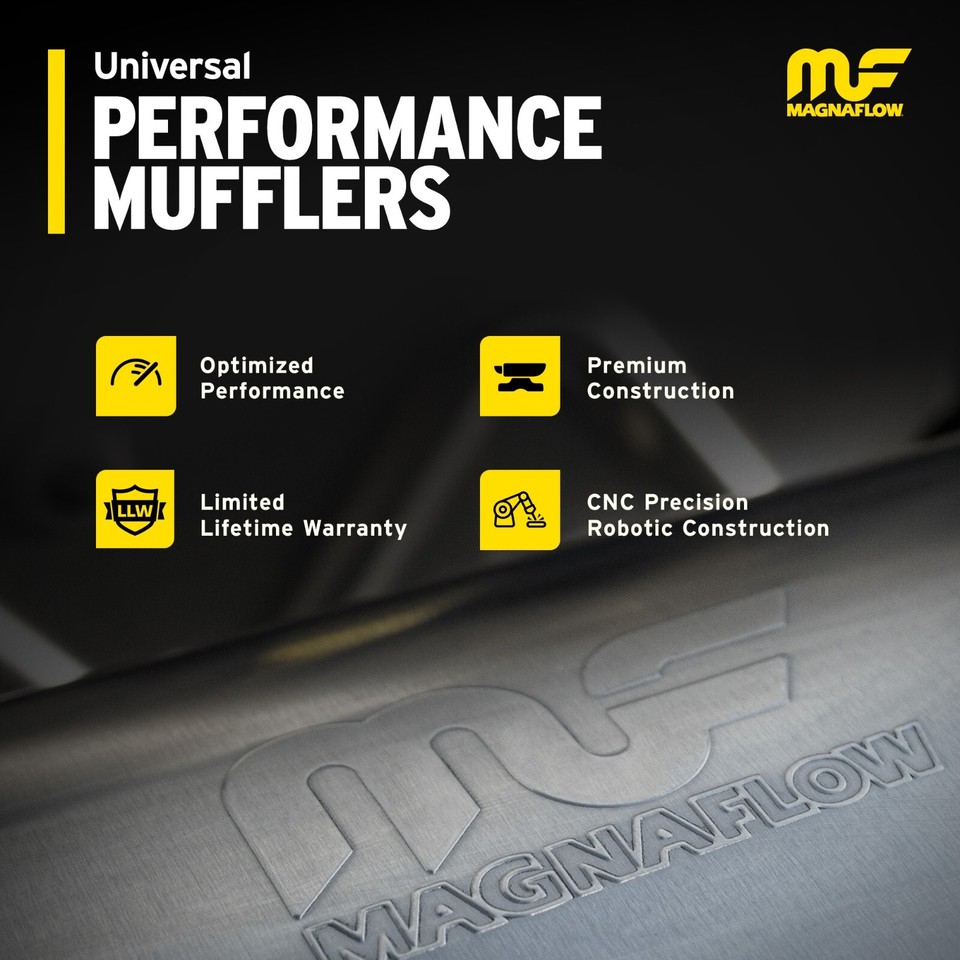 MagnaFlow Performance Muffler 12289 | 5x8x24" Center/Offset | 3" In/Out ...