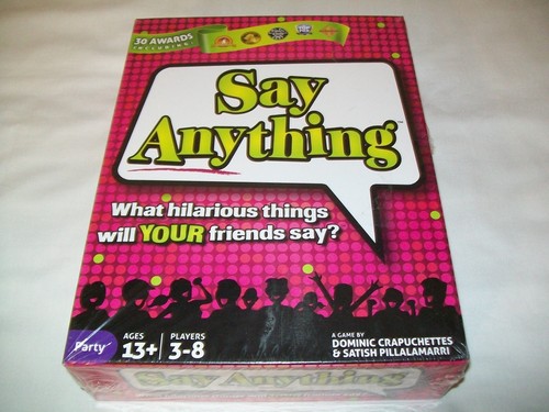 Say Anything Card Game Brand New Factory Sealed with Dry Erase Boards ...