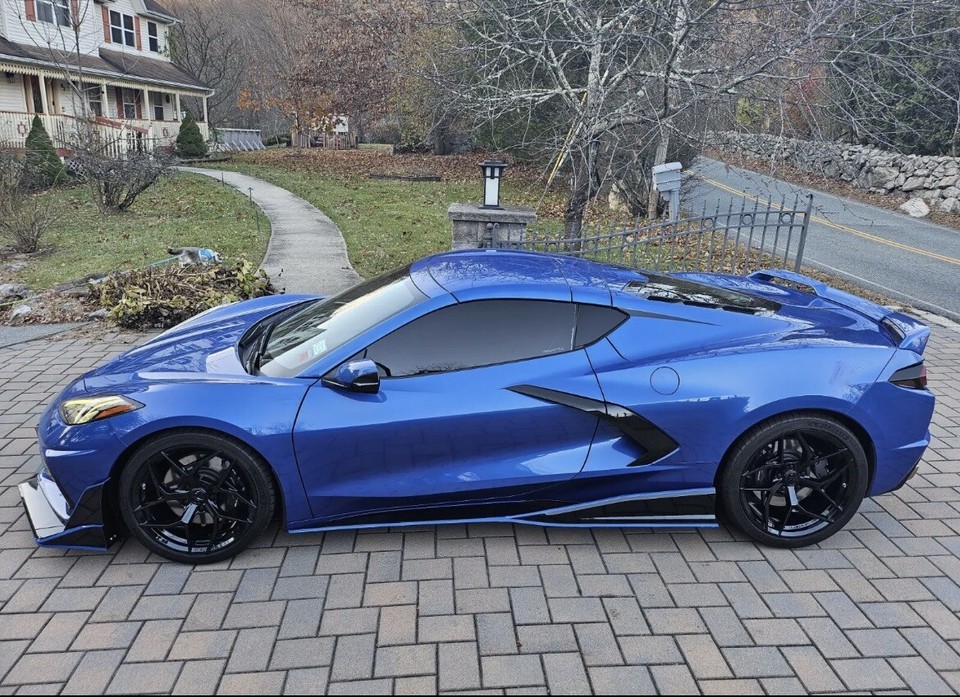 20" 21" ALT12 Forged Gloss Black wheels for C8 Corvette Z51 Stingray ...