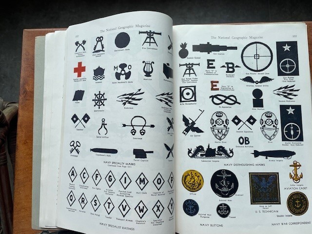 Scarce Book! 1944 WW2 Insignia Medals Patches for USMC Army Air Force ...