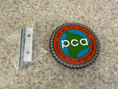 Official Porsche PCA Car Club America Hawaii Gril Badge Emblem Hood ...