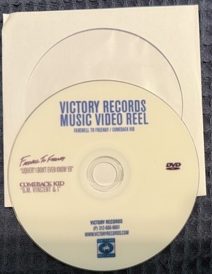 VICTORY PROMO DVD MUSIC VIDEOS/COMEBACK KID-GM VINCENT/FAREWELL TO ...